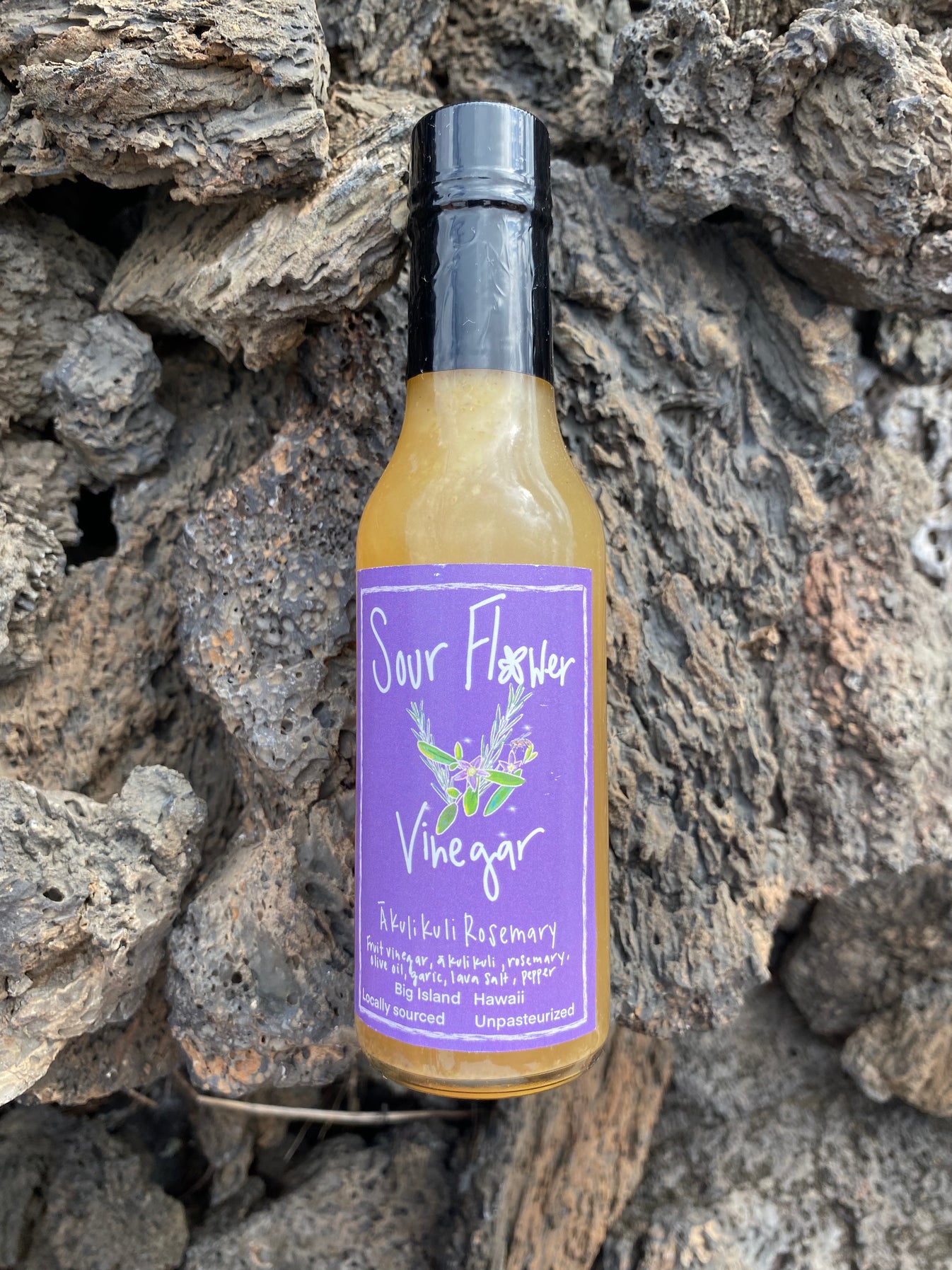 Akulikuli Rosemary – Sour Flower Vinegar